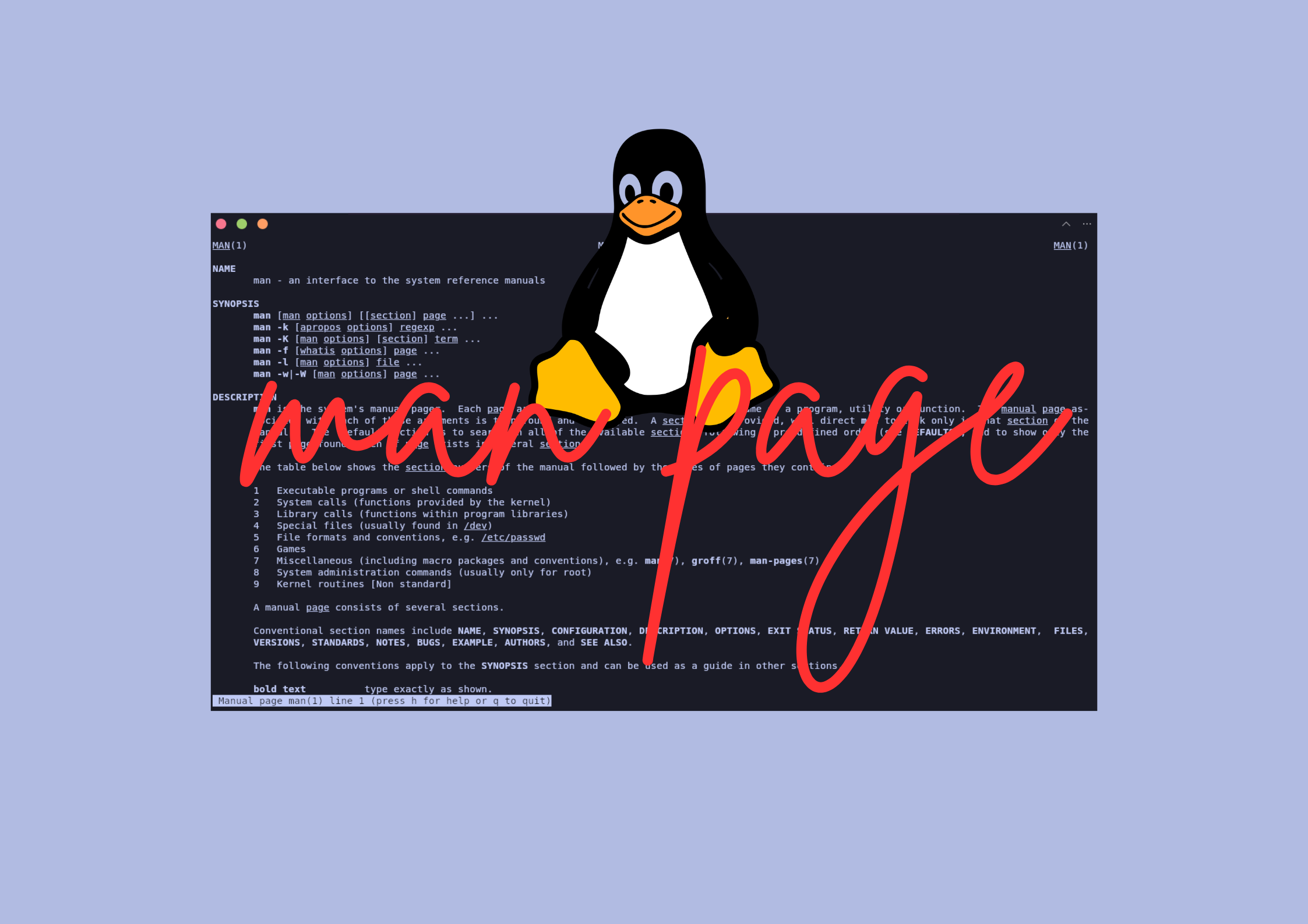 How to Read `man` Page? · My Awesome Site