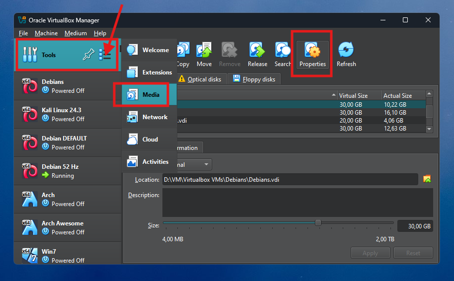 Increasing Virtual Machine Disk Size in Virtualbox · My Awesome Site